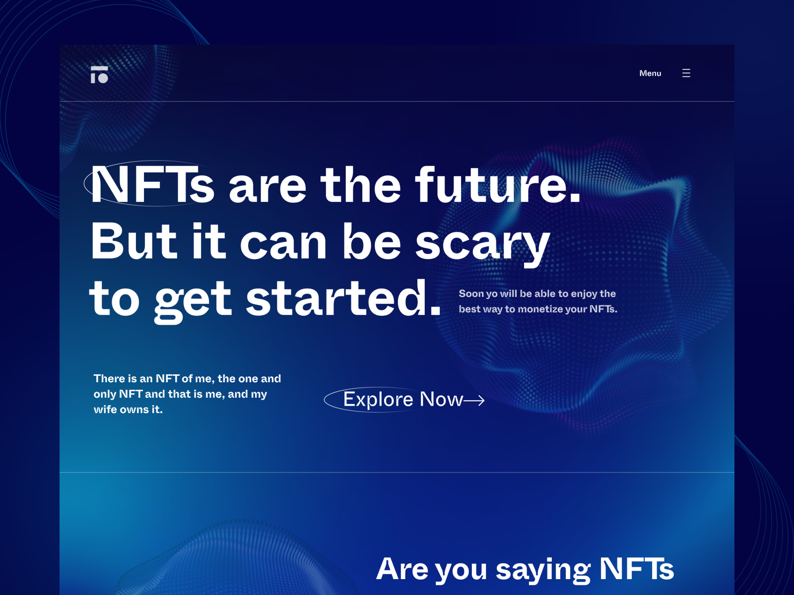NFT Landing Page Design by Arafat Mahfuz 🔥 for ITO DIGITAL AGENCY LLC ...