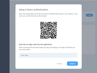 Two Factor Authentication by Umair™ on Dribbble