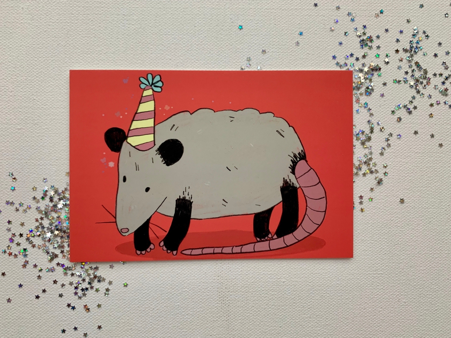 The Party Opossum by Emma on Dribbble