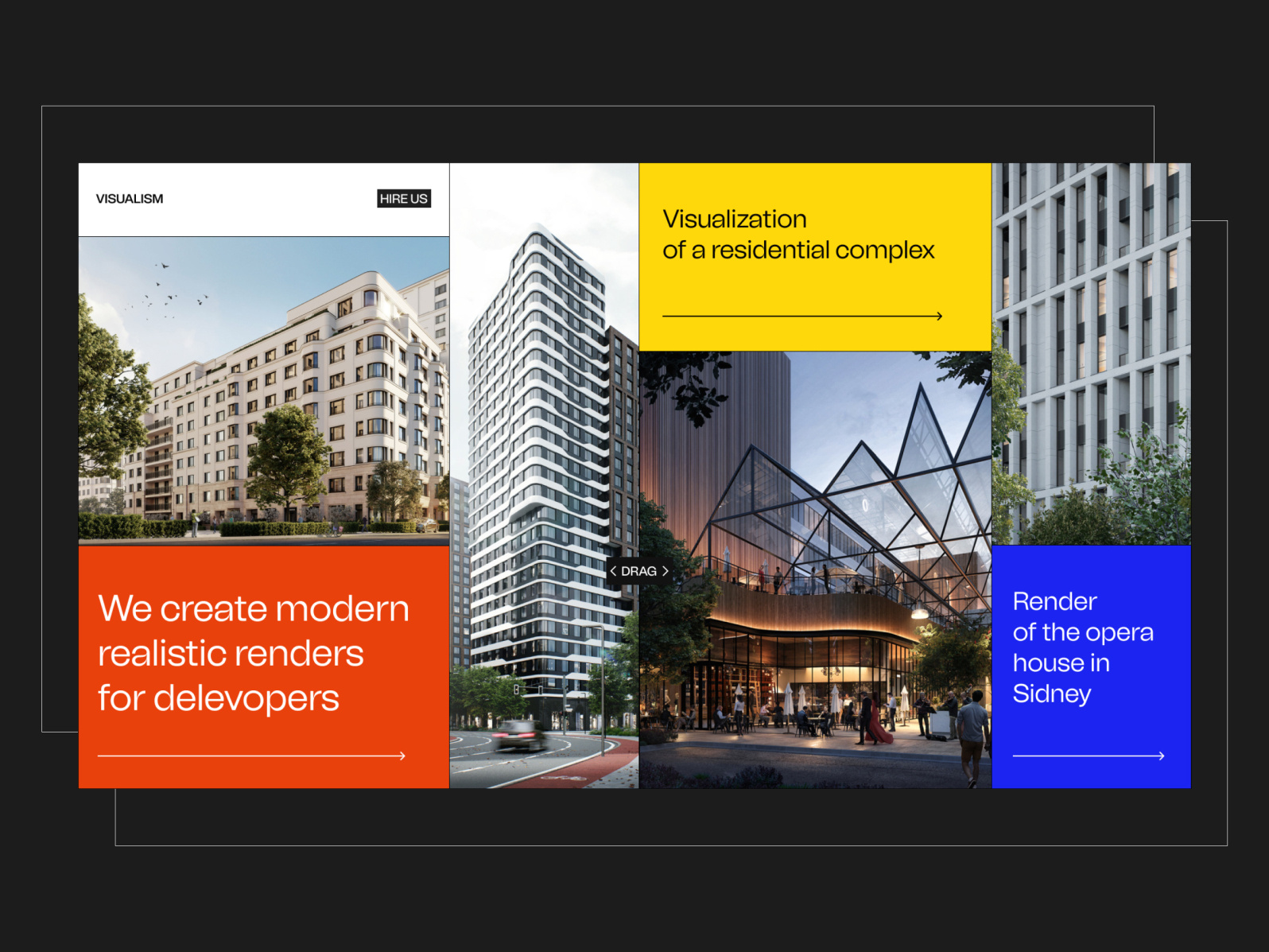 Visualization studio website. by Nick Smith on Dribbble