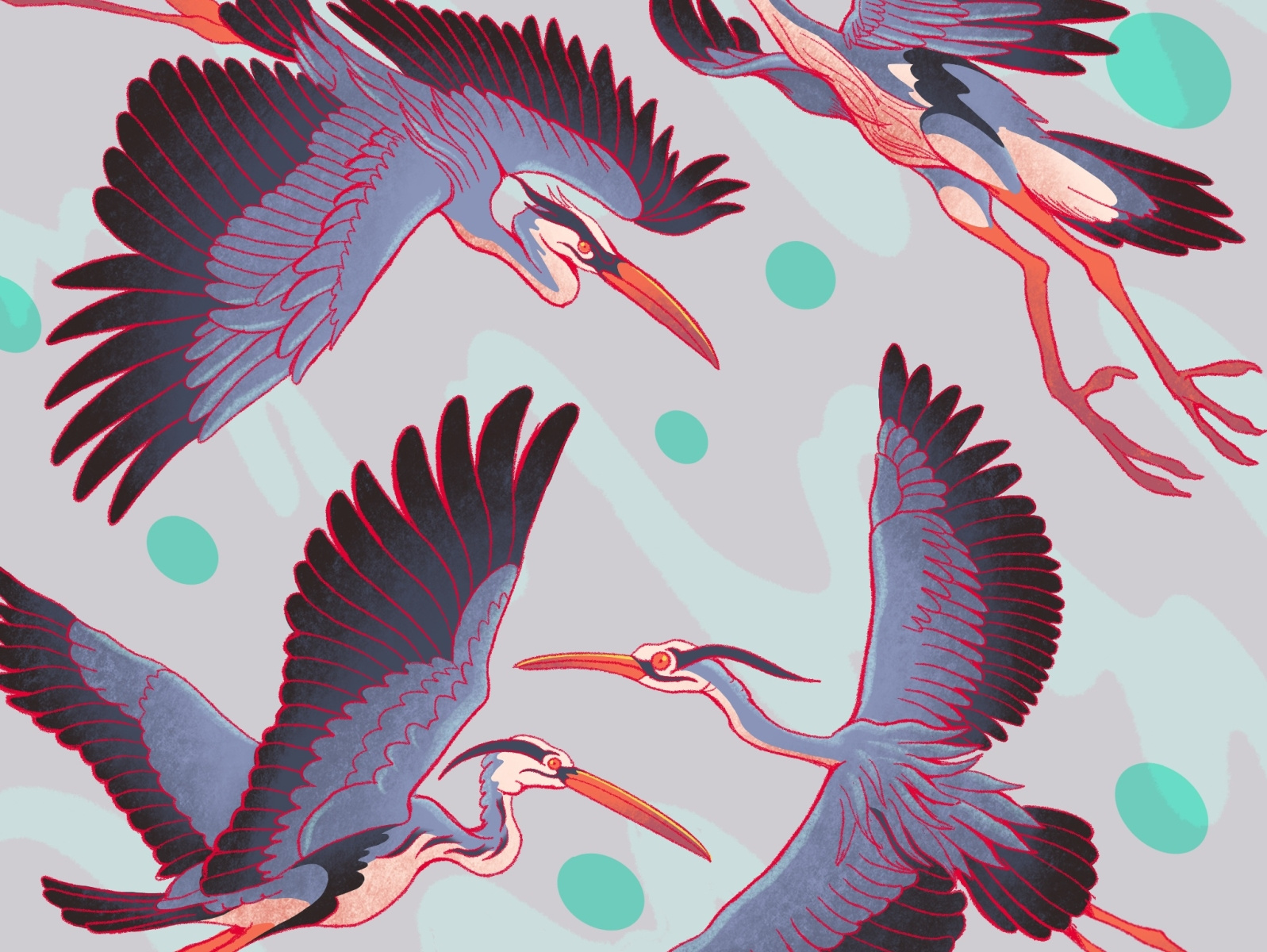 Flocking by Adam Mazur on Dribbble