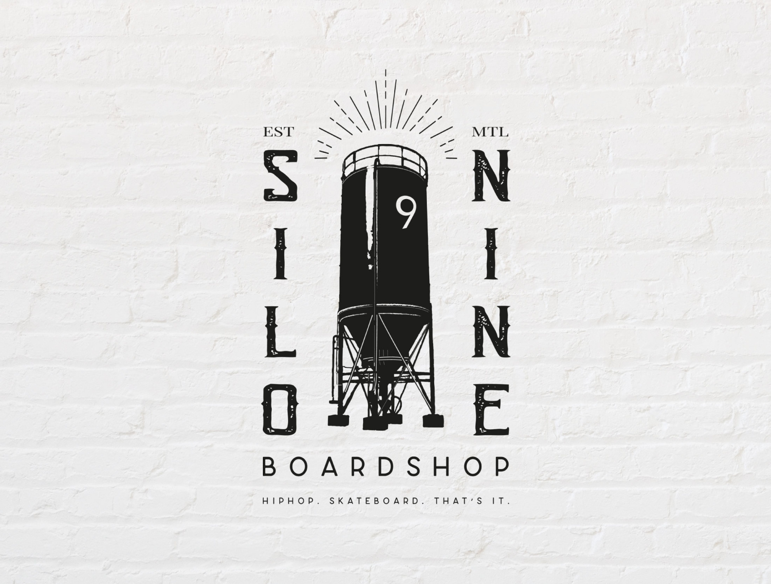 Silo Nine Boardshop Logo by Wave on Dribbble