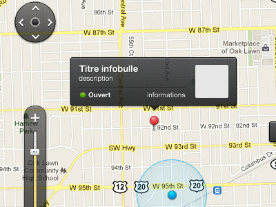 Map Ui by tbmlr on Dribbble