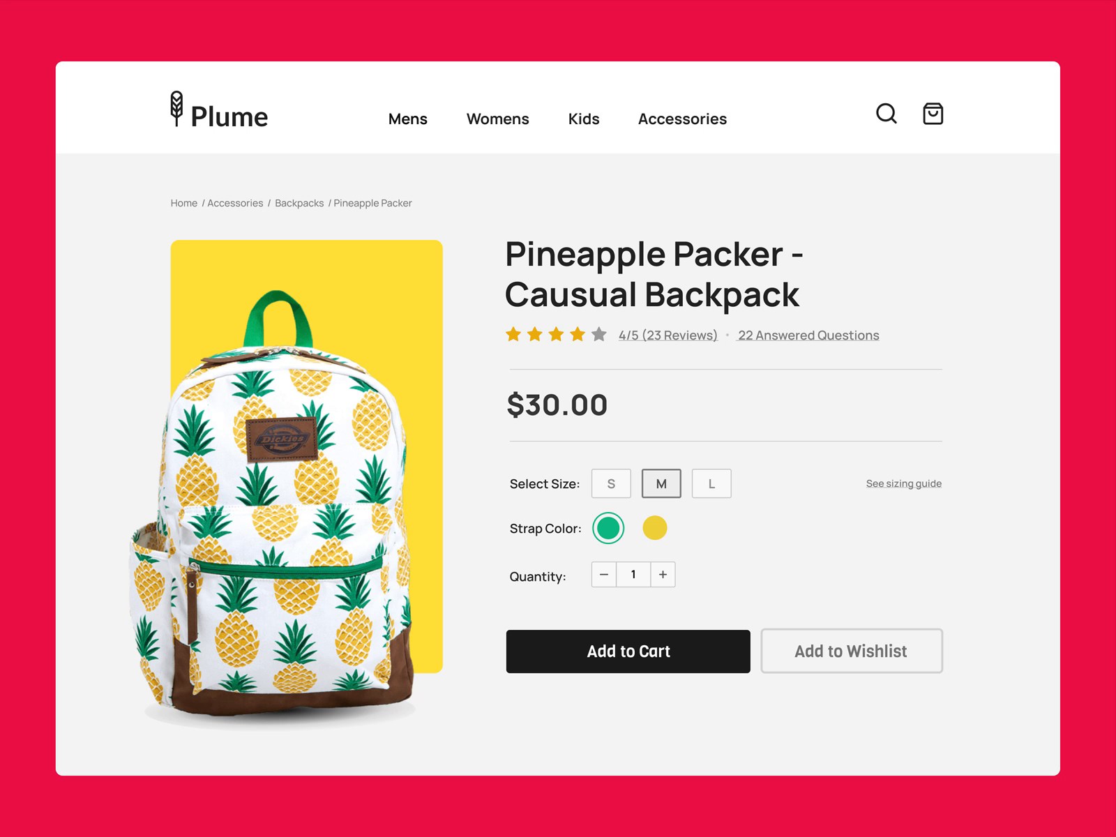 Product Page - Single Product by Chelaka Ilapperuma on Dribbble