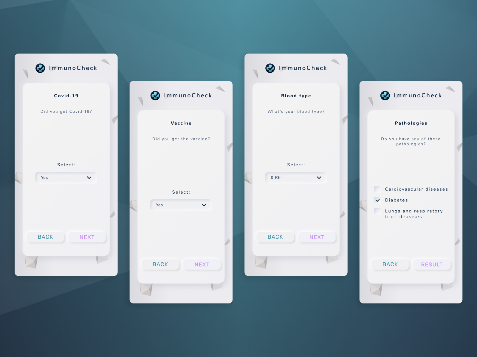 Immunocheck.io (3) by Mati Volpi on Dribbble