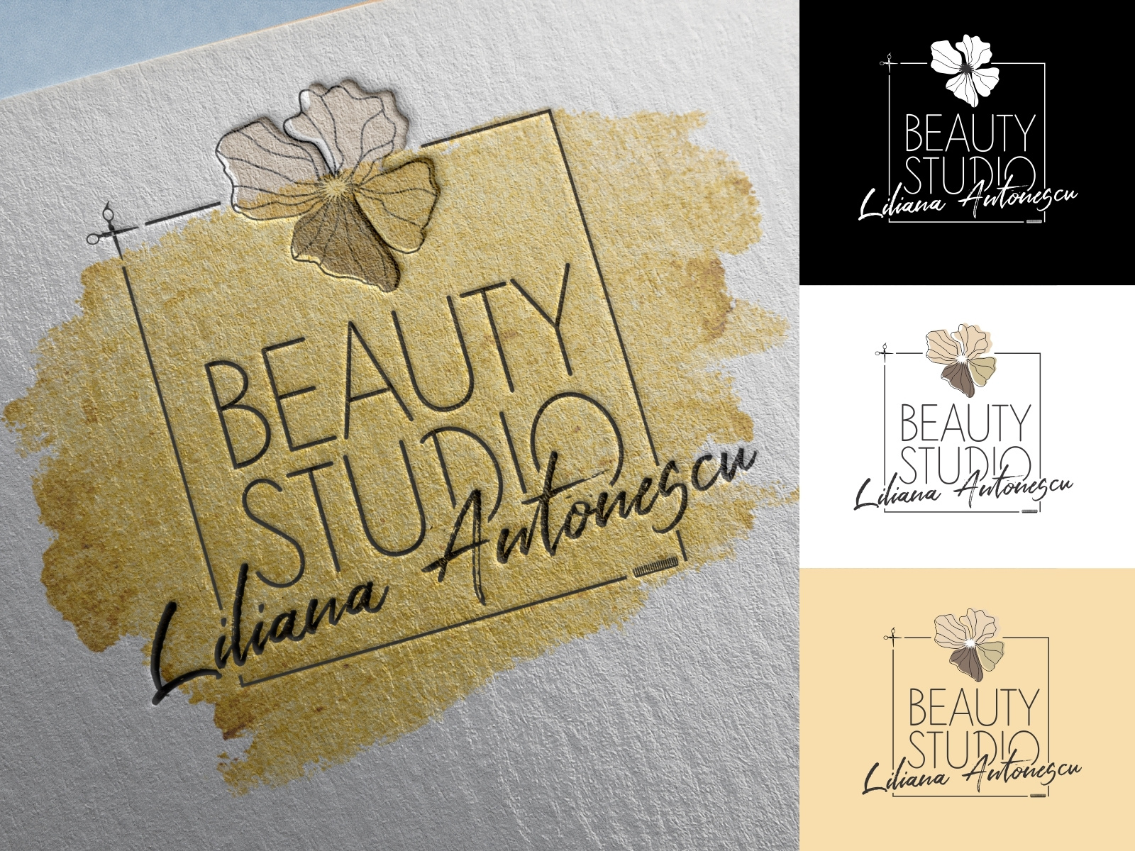 Hair Studio Logo by Alex Antonescu on Dribbble