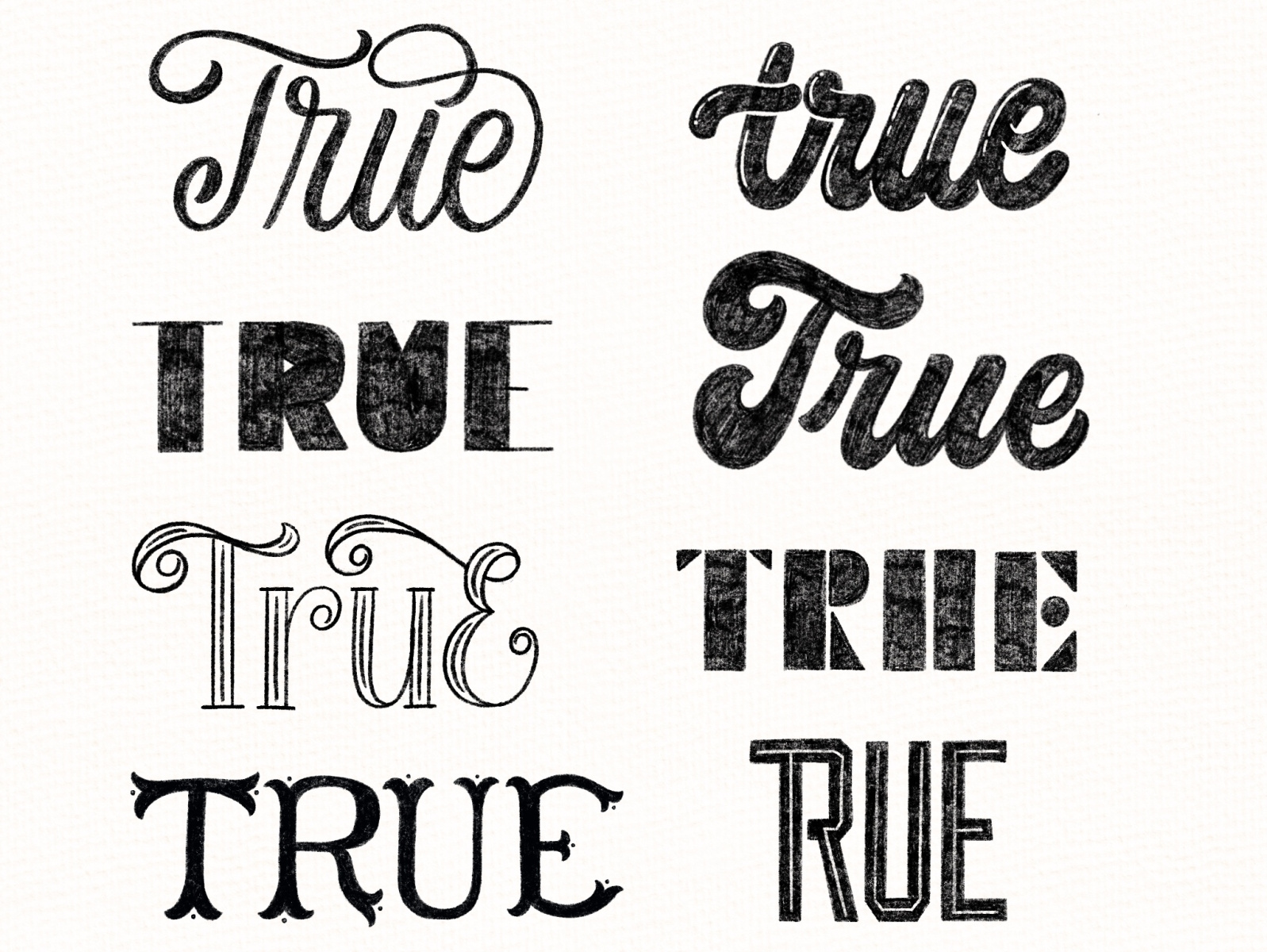 True sketching by Kamilla on Dribbble