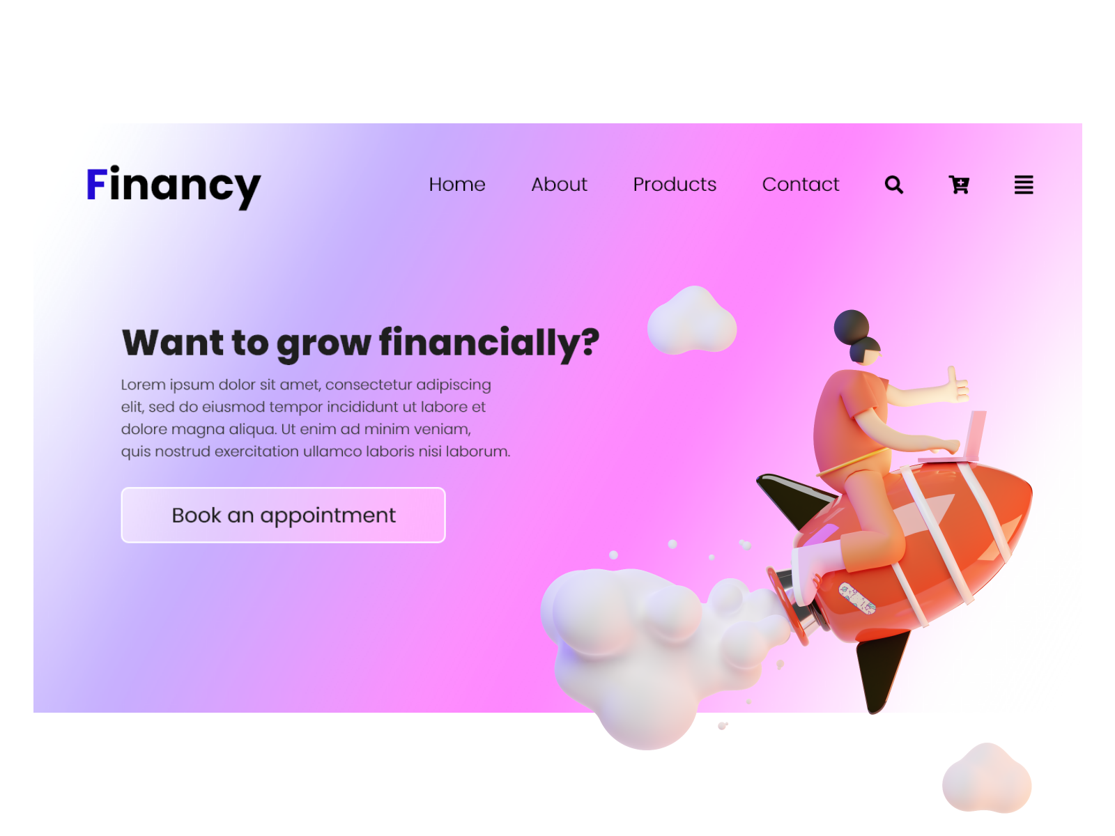 financial design concept by Designer Ratul Sarkar on Dribbble