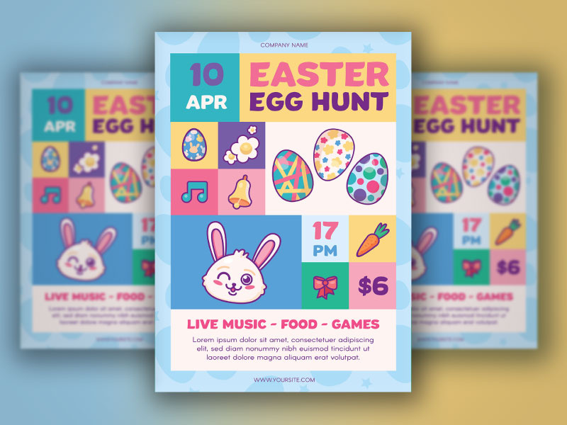 Easter Egg Hunt Poster by barsrsind on Dribbble