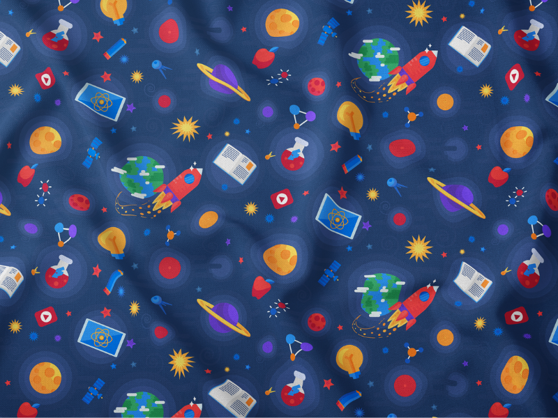 Knowledge Universe Seamless Pattern by barsrsind on Dribbble