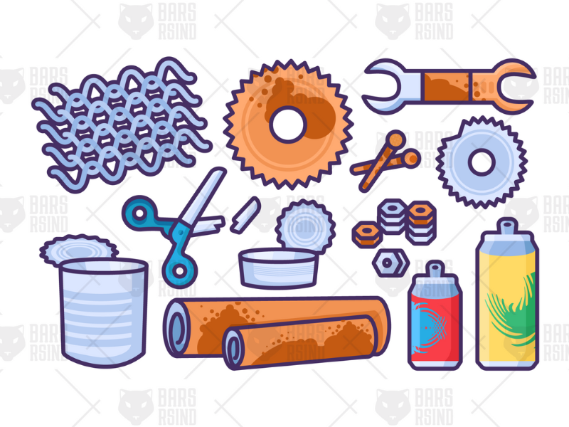 Metal Waste Set by barsrsind on Dribbble