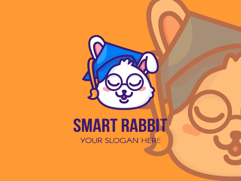 Smart Rabbit Logo by barsrsind on Dribbble