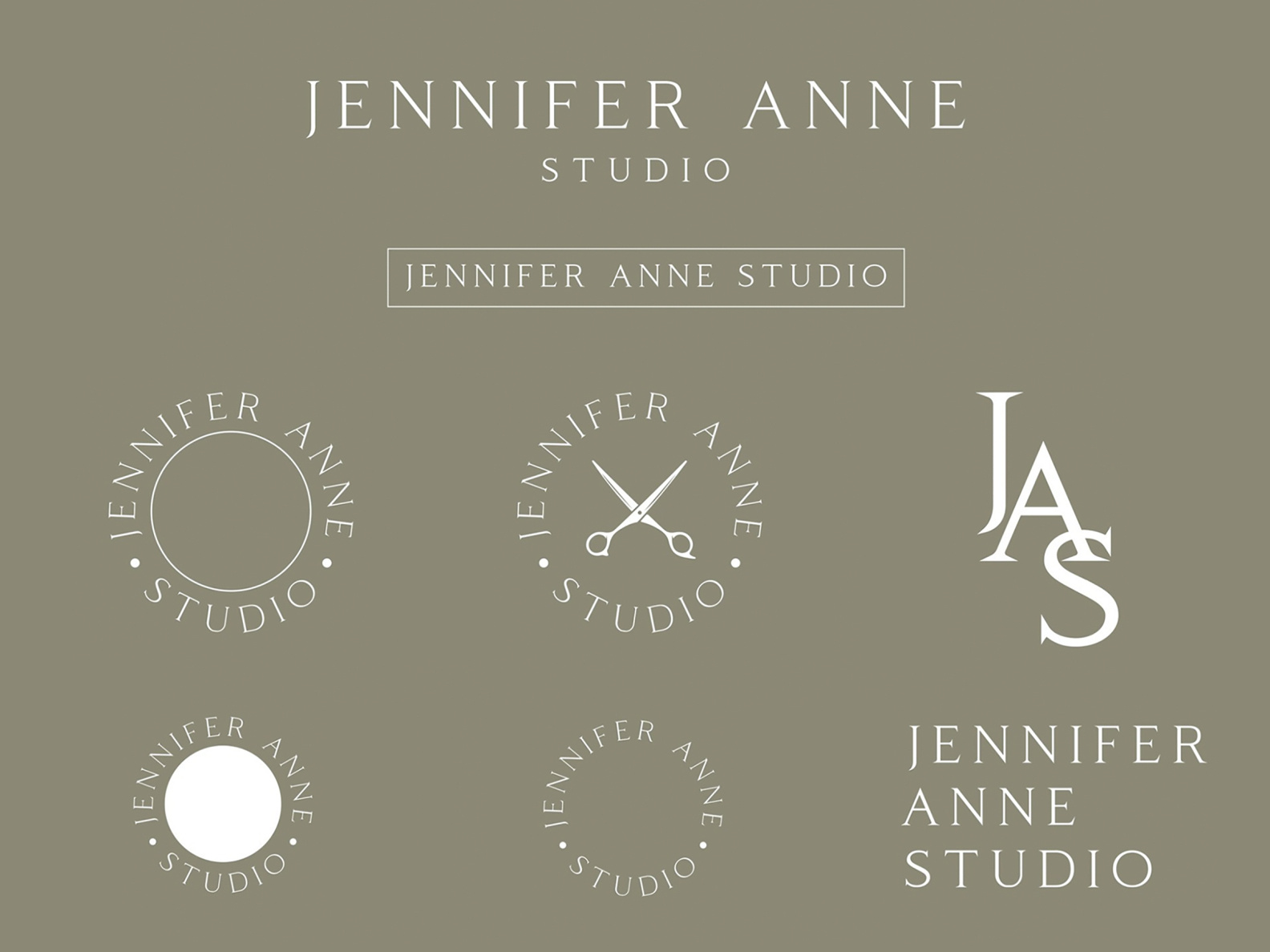 Jennifer Anne Studio | Branding Suite by Jon Infanti on Dribbble