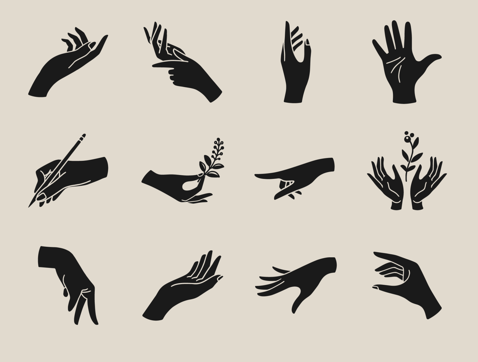 Hands icon collection by Laymik by Jeremy Elliott for Noun Project on ...