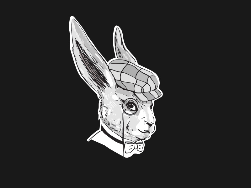 White Rabbit by Anastasia Horodetska on Dribbble
