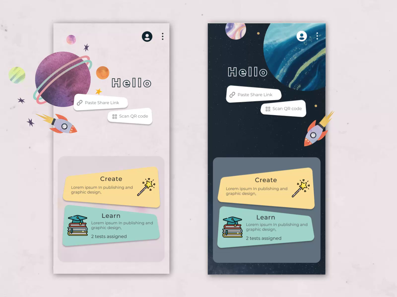 App Design for Children's Learning App by Temis on Dribbble