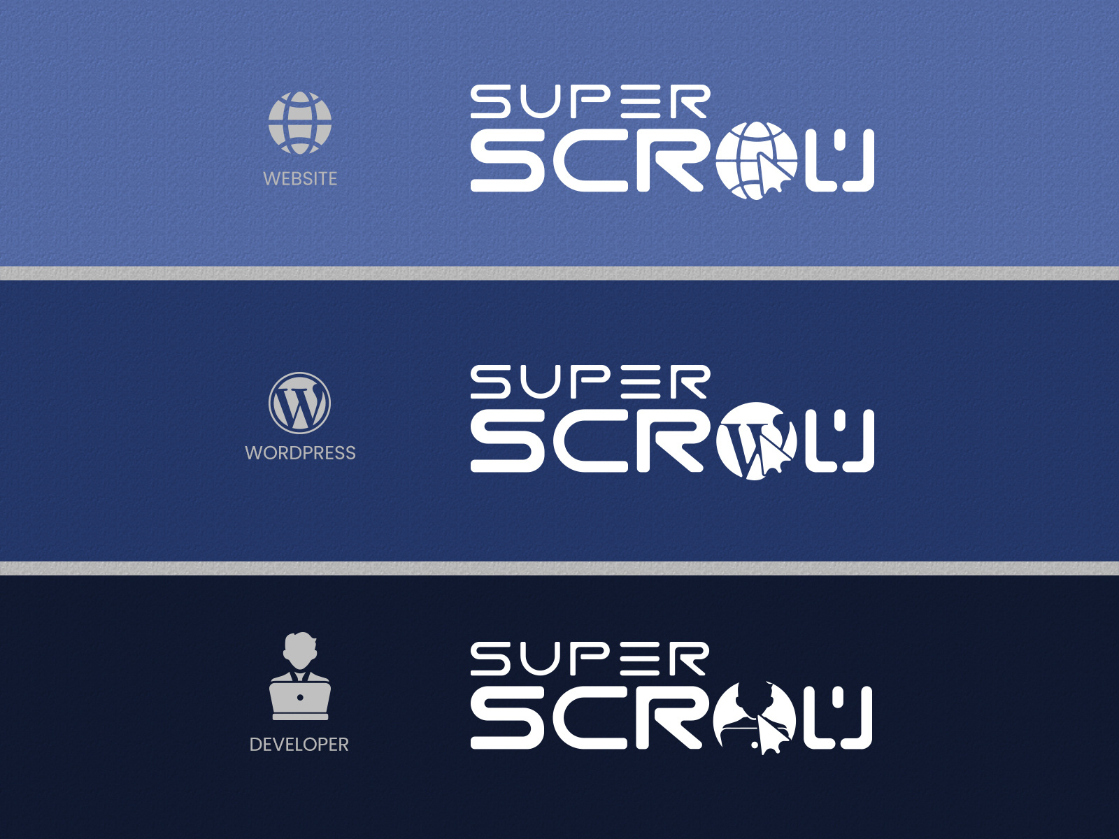 Logo Design for Super Scroll by Temis on Dribbble