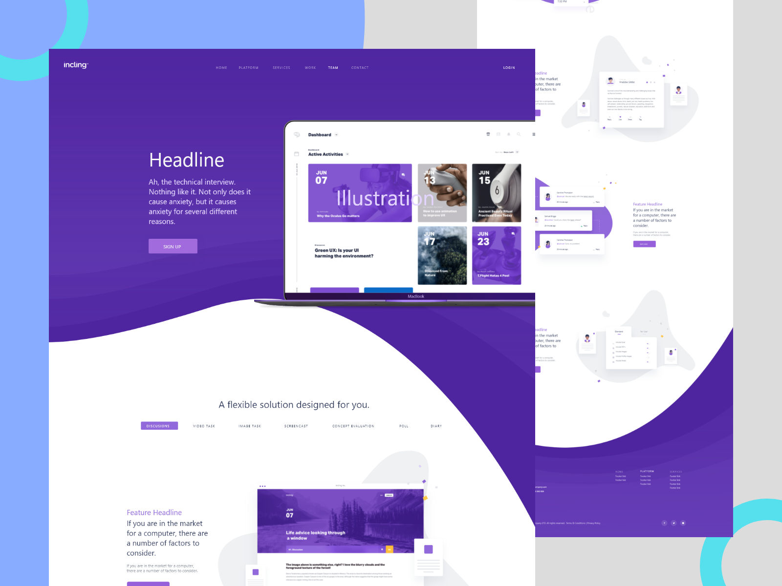 Home Page by Farhan Tahir on Dribbble
