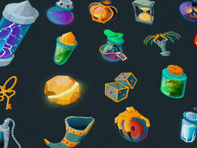 Tiny potions by Alexandra Noir on Dribbble