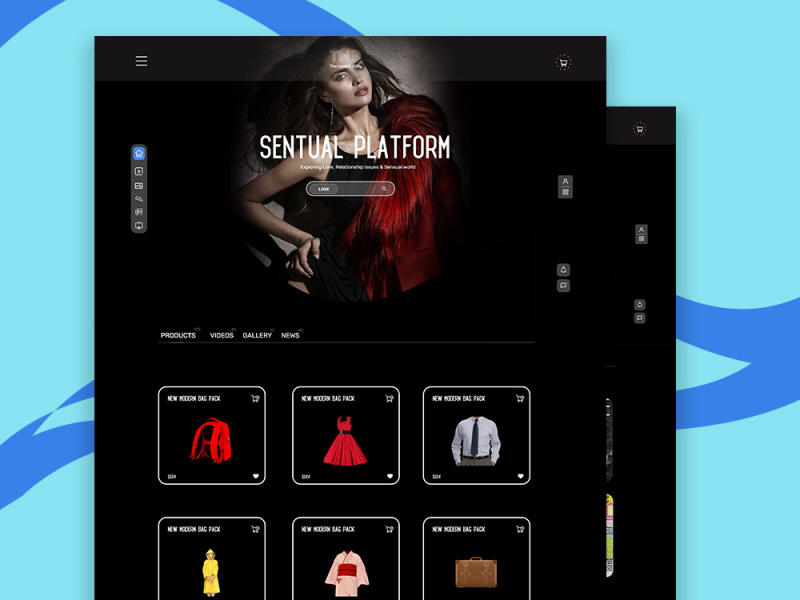 Fashion website UI design by kausar hasan on Dribbble