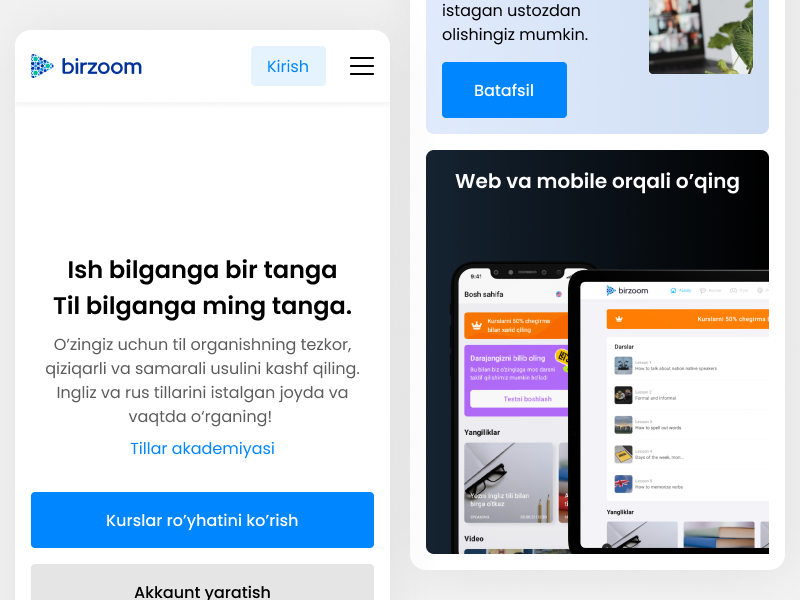 birzoom by Saidkamol on Dribbble