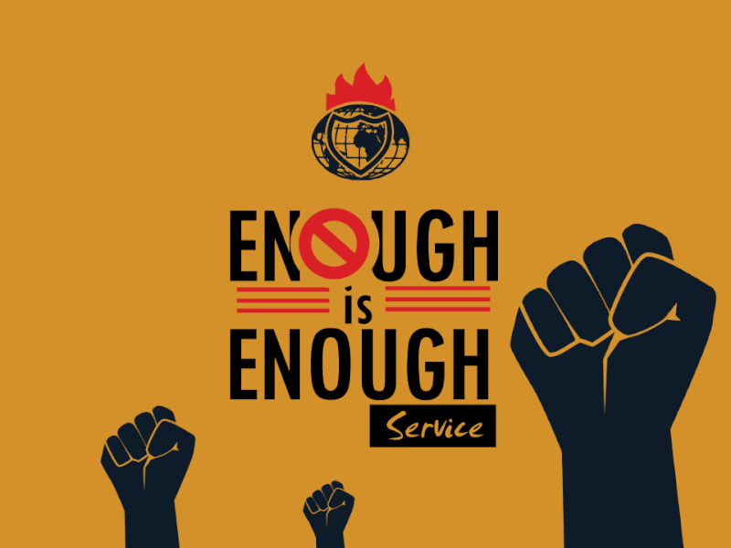 Enough is Enough by DOWNSIGN on Dribbble