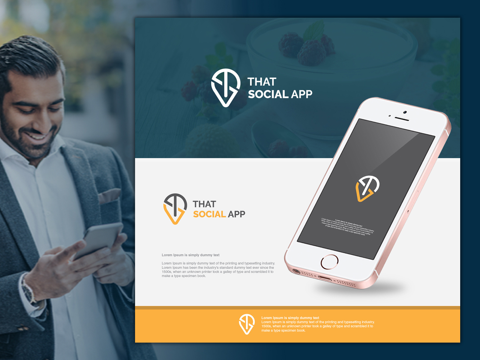 That Social App Logo by Shahin Hossen on Dribbble