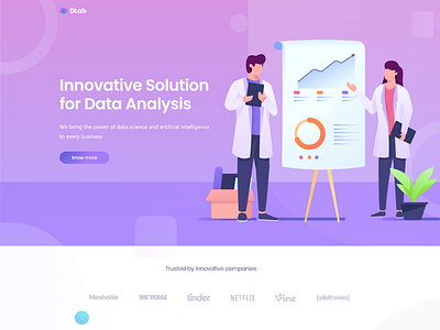 Data Science Web design by Sanket Pal for Studio Express on Dribbble