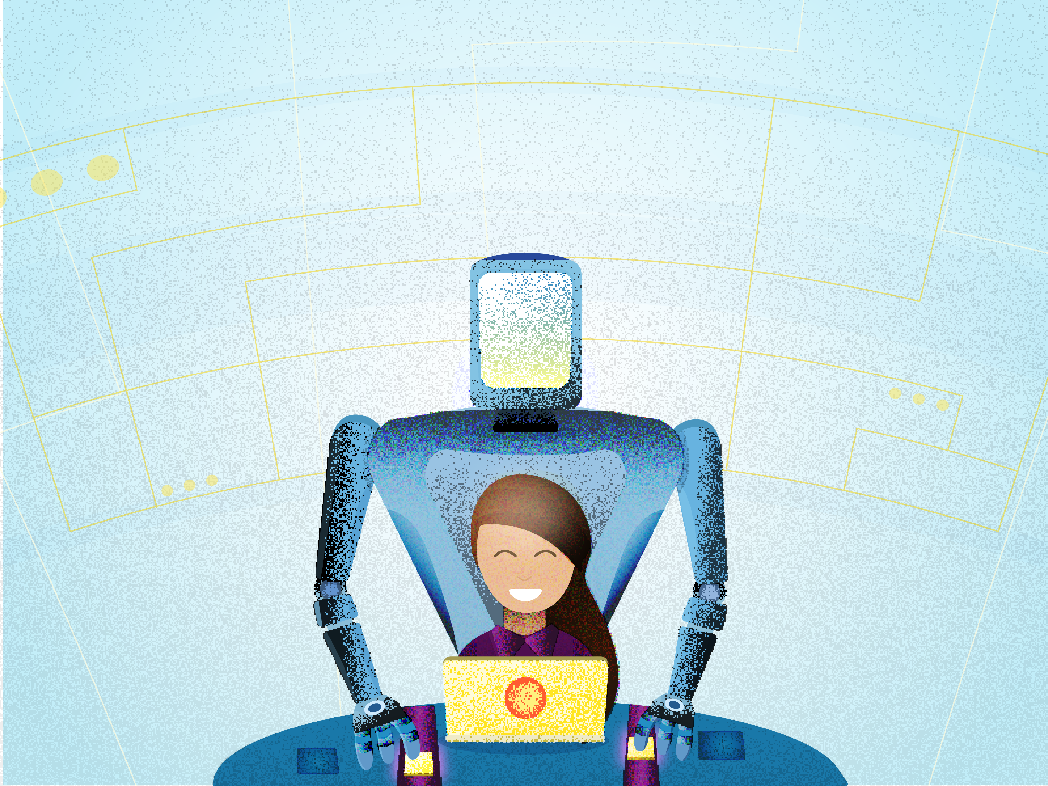 Big bot helper:) by Emil Čupić on Dribbble