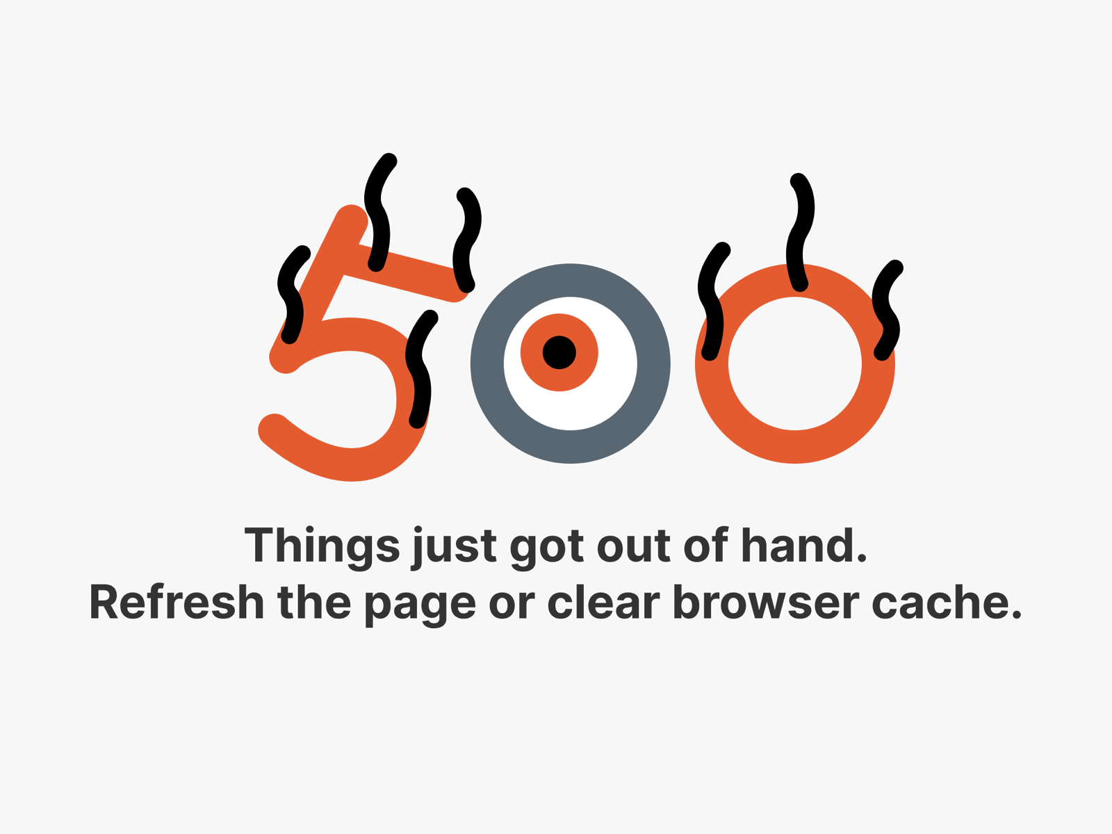 Animated Error 500 by Billy Kwok on Dribbble