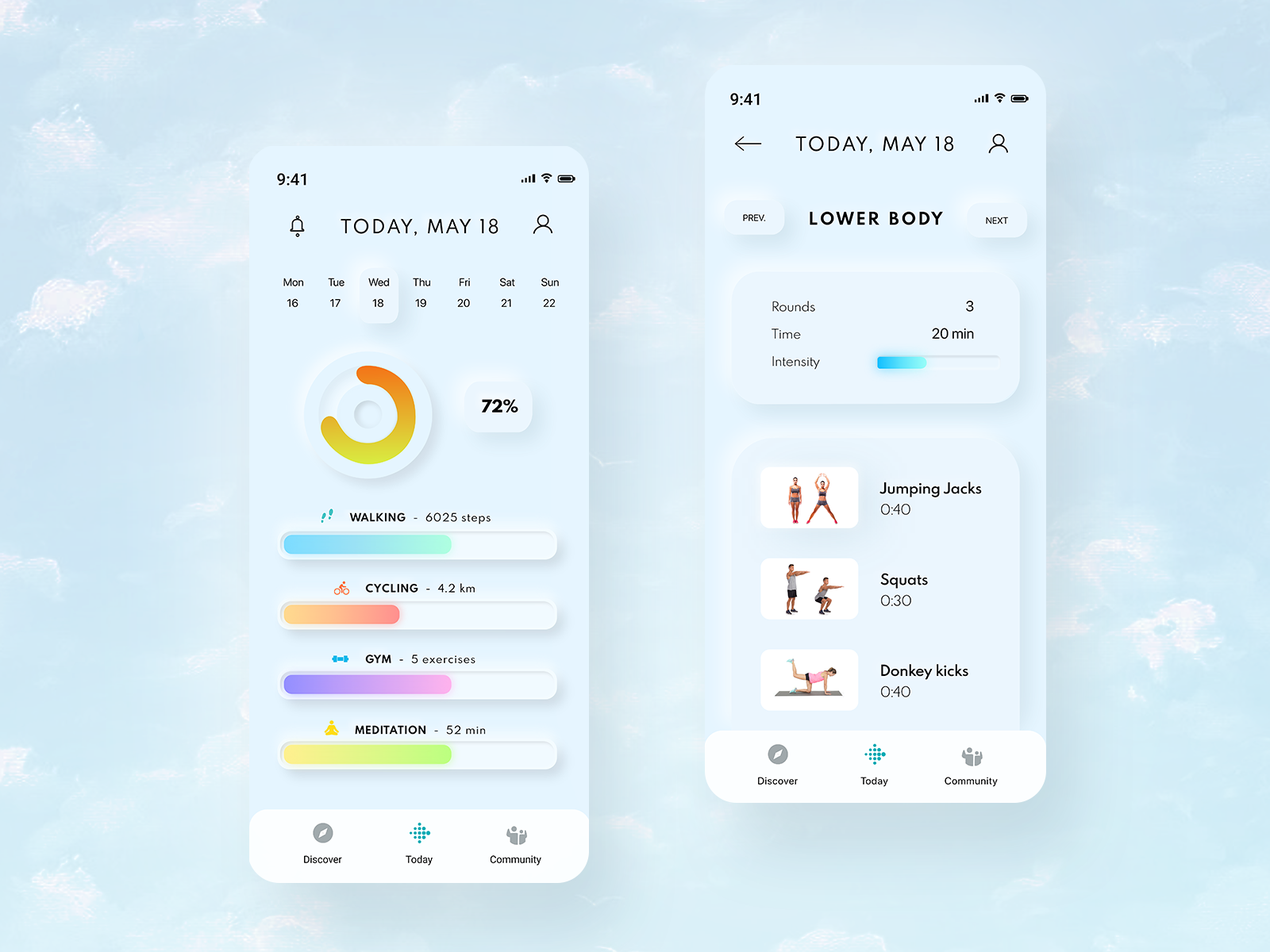 FitBit - Neumorphic concept by Nick Baas on Dribbble