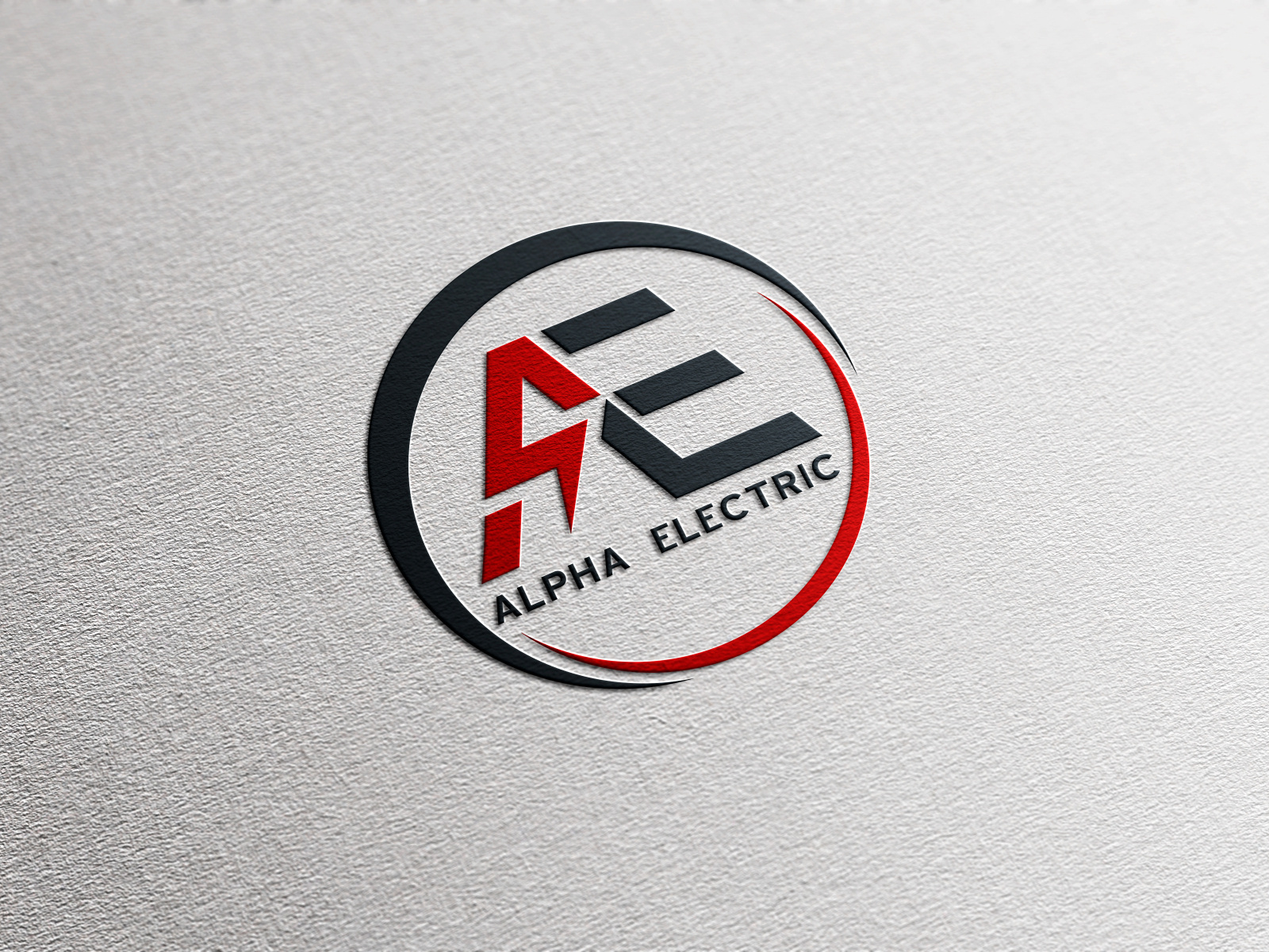 Alpha Electric store logo design by Sanaz Aminian on Dribbble