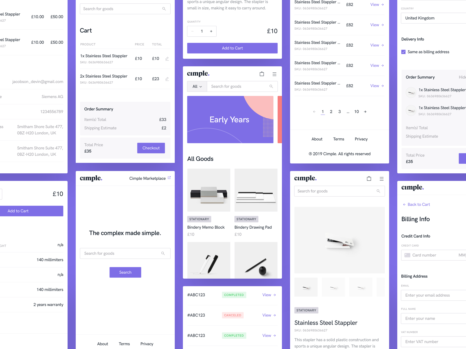 Cimple - Mobile by Mário Rodrigues for Significa on Dribbble