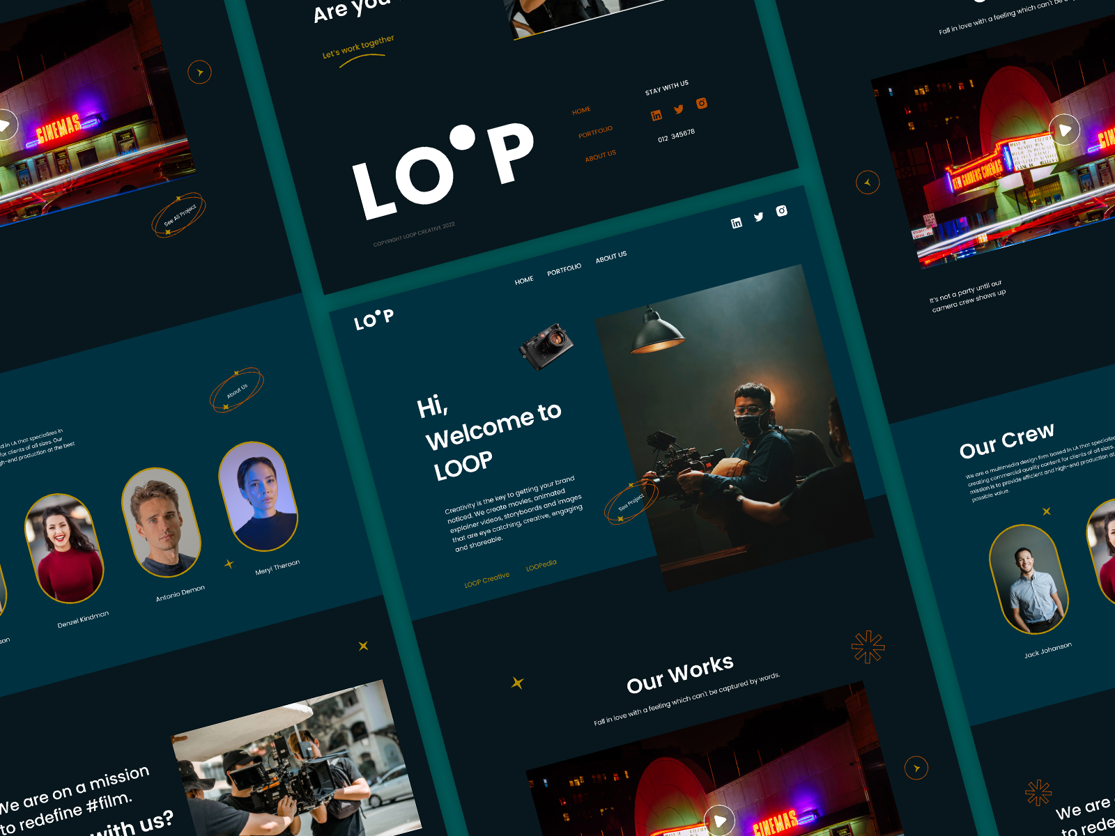 Landing Page User Interface Studio by Reza Fahlevy on Dribbble
