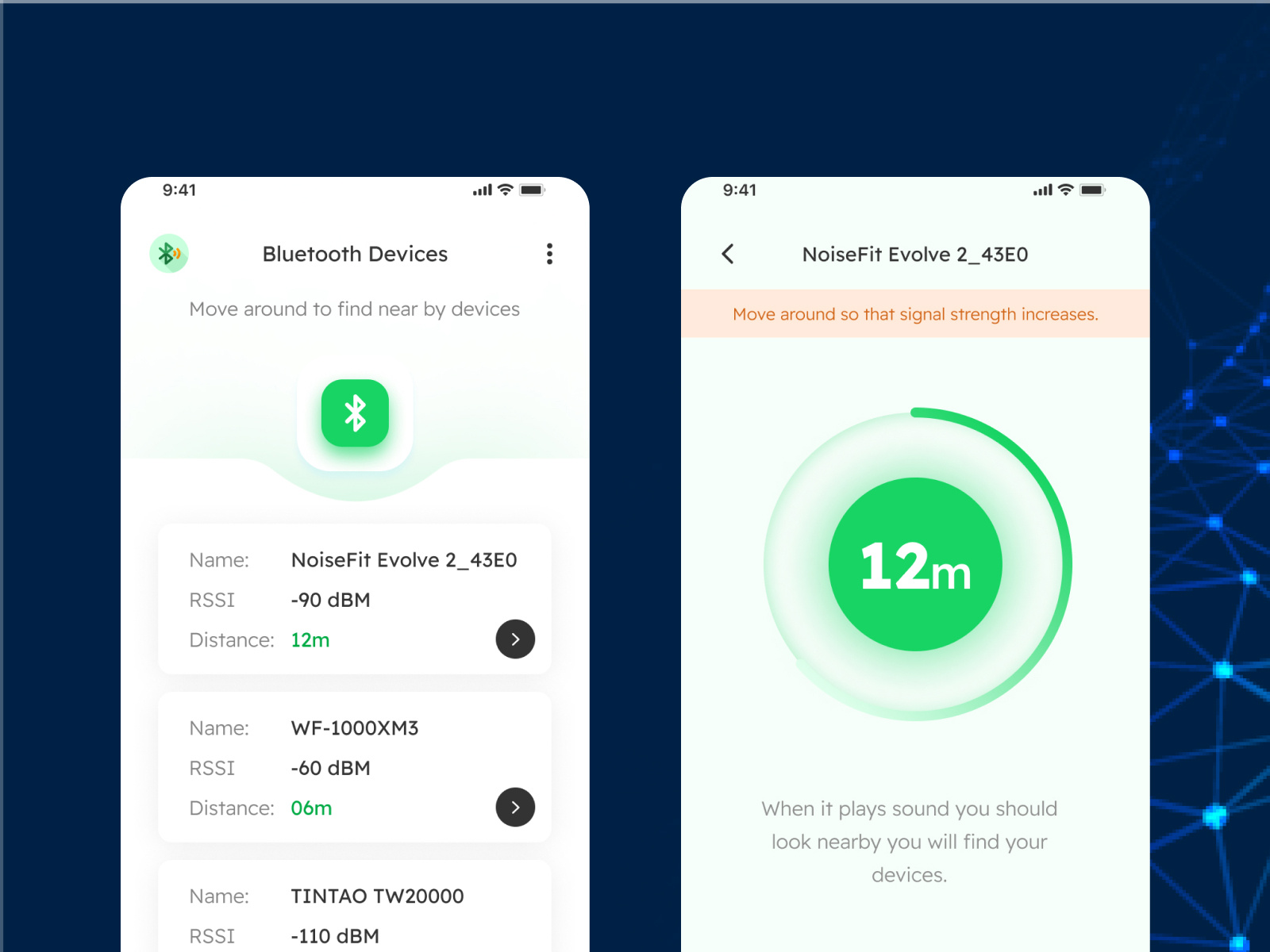 Bluetooth Device Finder by Vaishali Modi on Dribbble