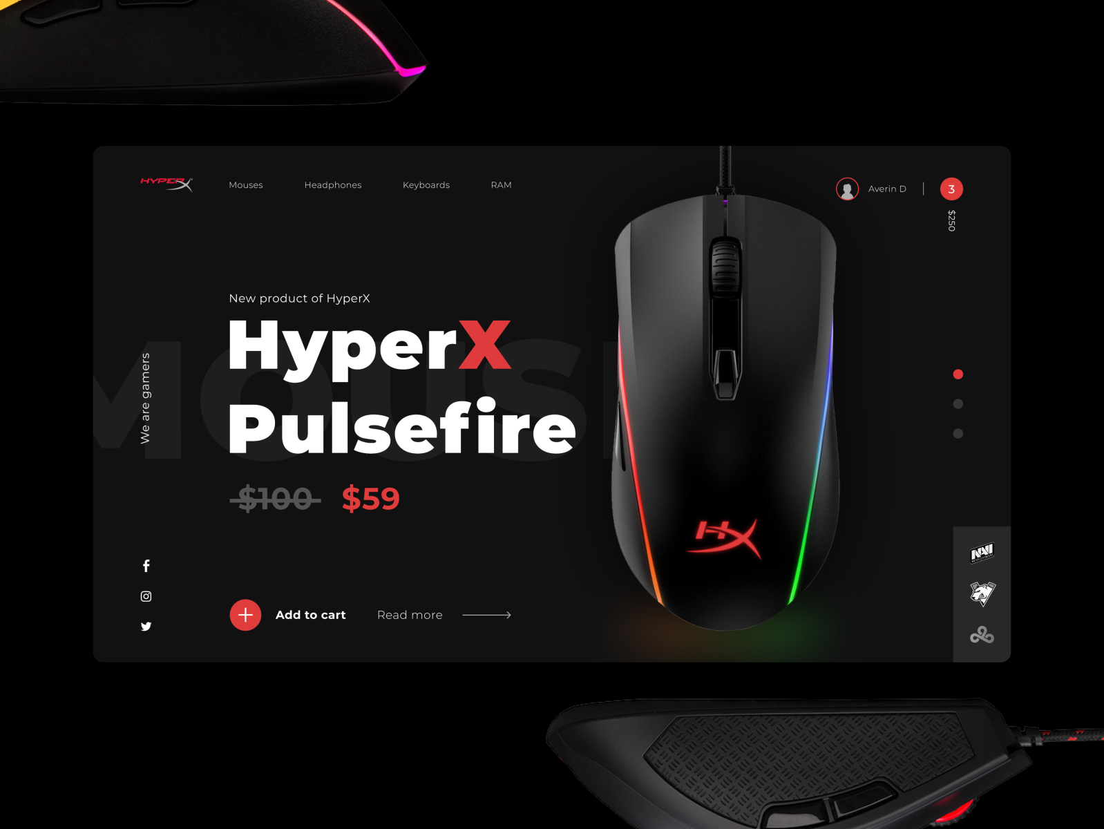 HyperX Concept by Daniil Averin on Dribbble