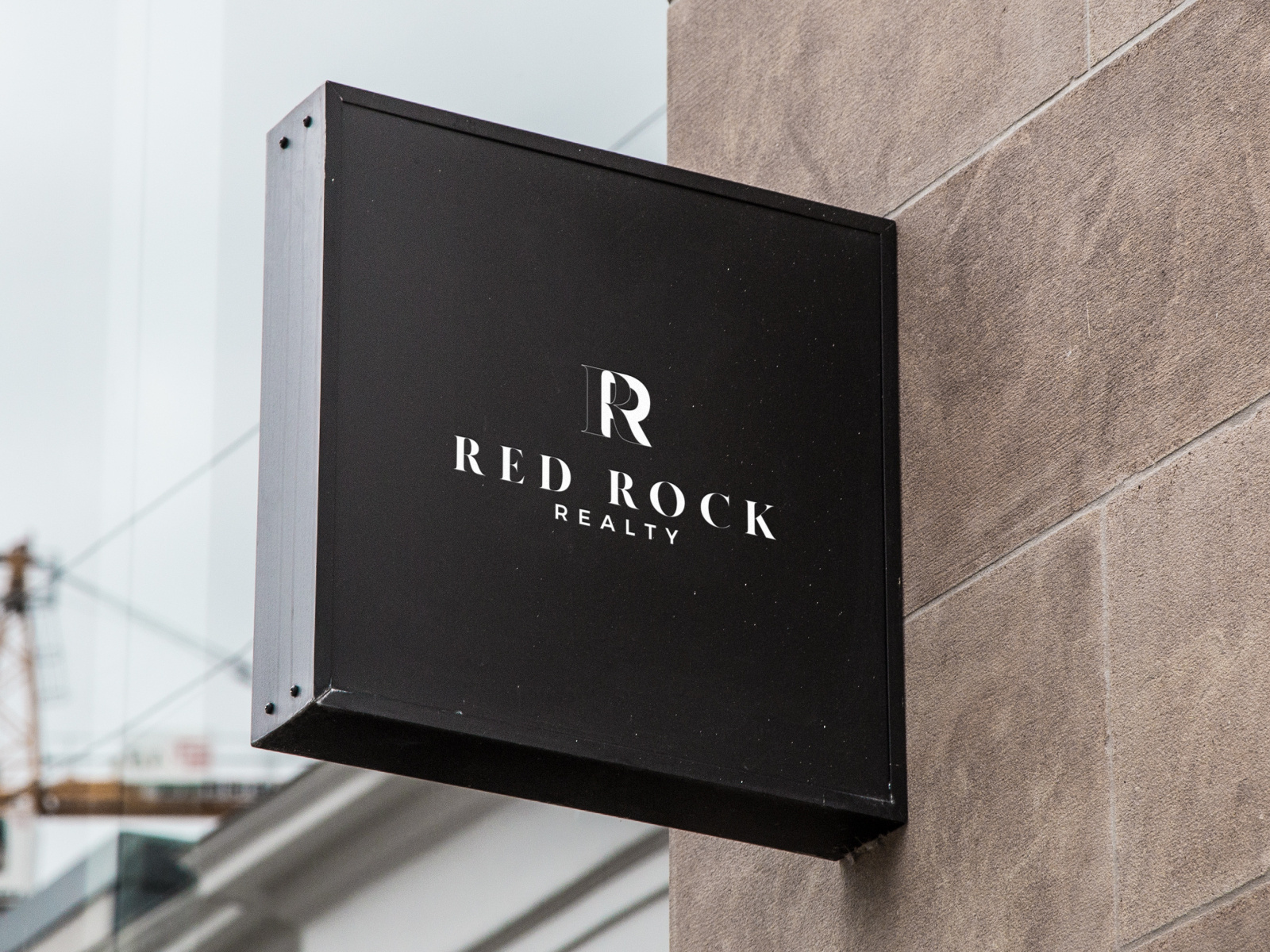 Logo Design Red Rock Realty by Creative Prismaat on Dribbble