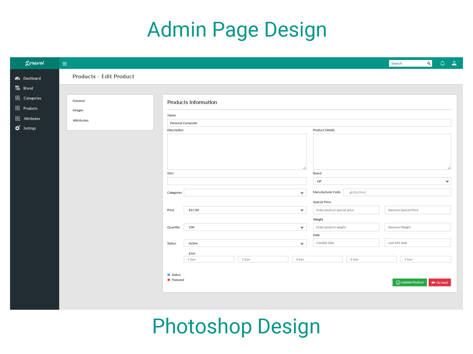 Admin Page Design by Nikkon Mondal on Dribbble
