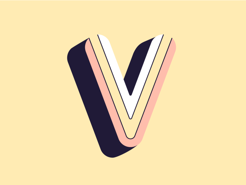 V by Allison Supron on Dribbble