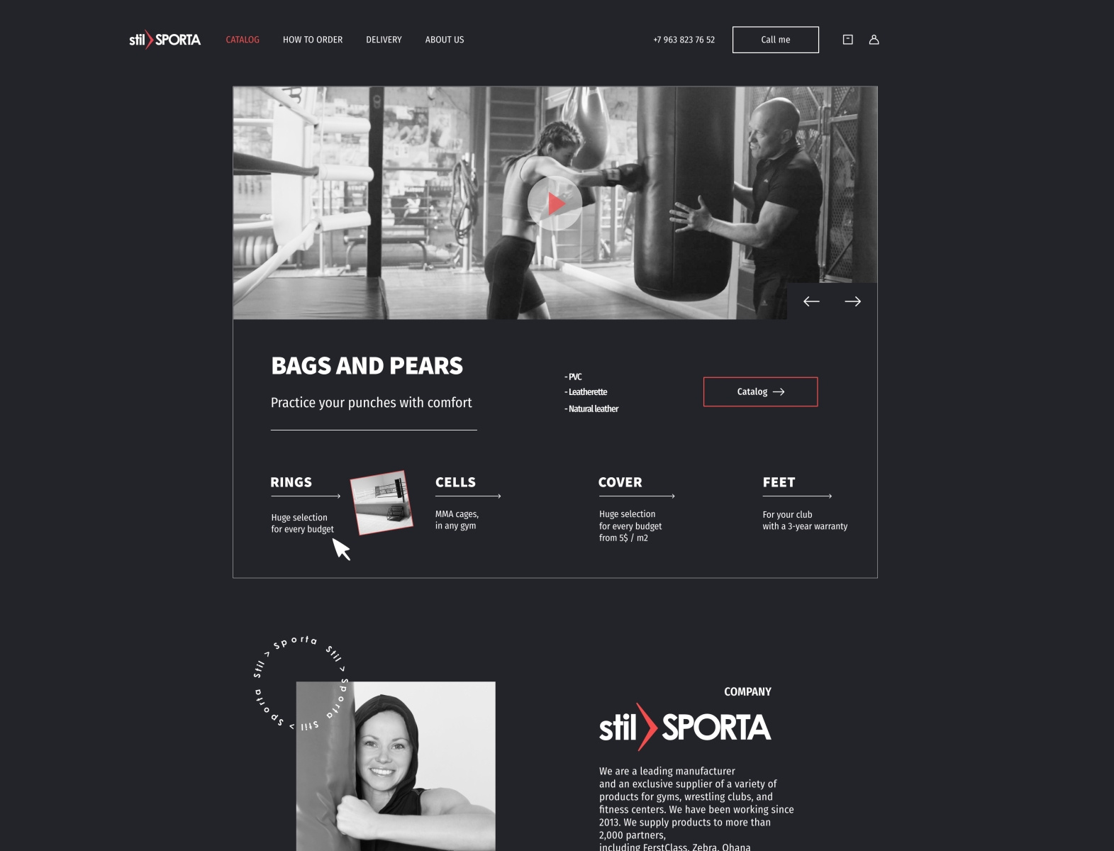 web sport by Leonid Oreshnikov on Dribbble