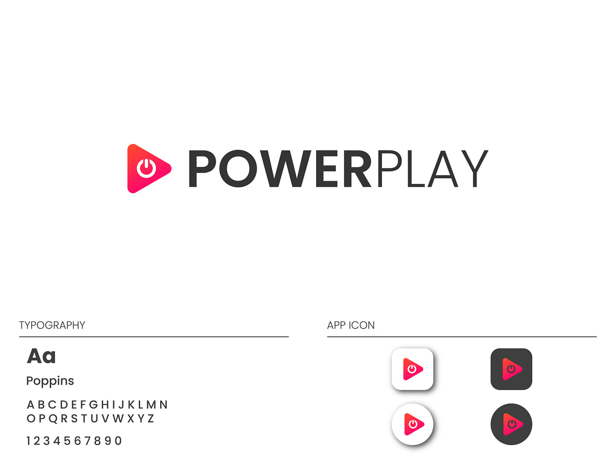 POWERPLAY - Logo Design Concept by Omar Faruk on Dribbble