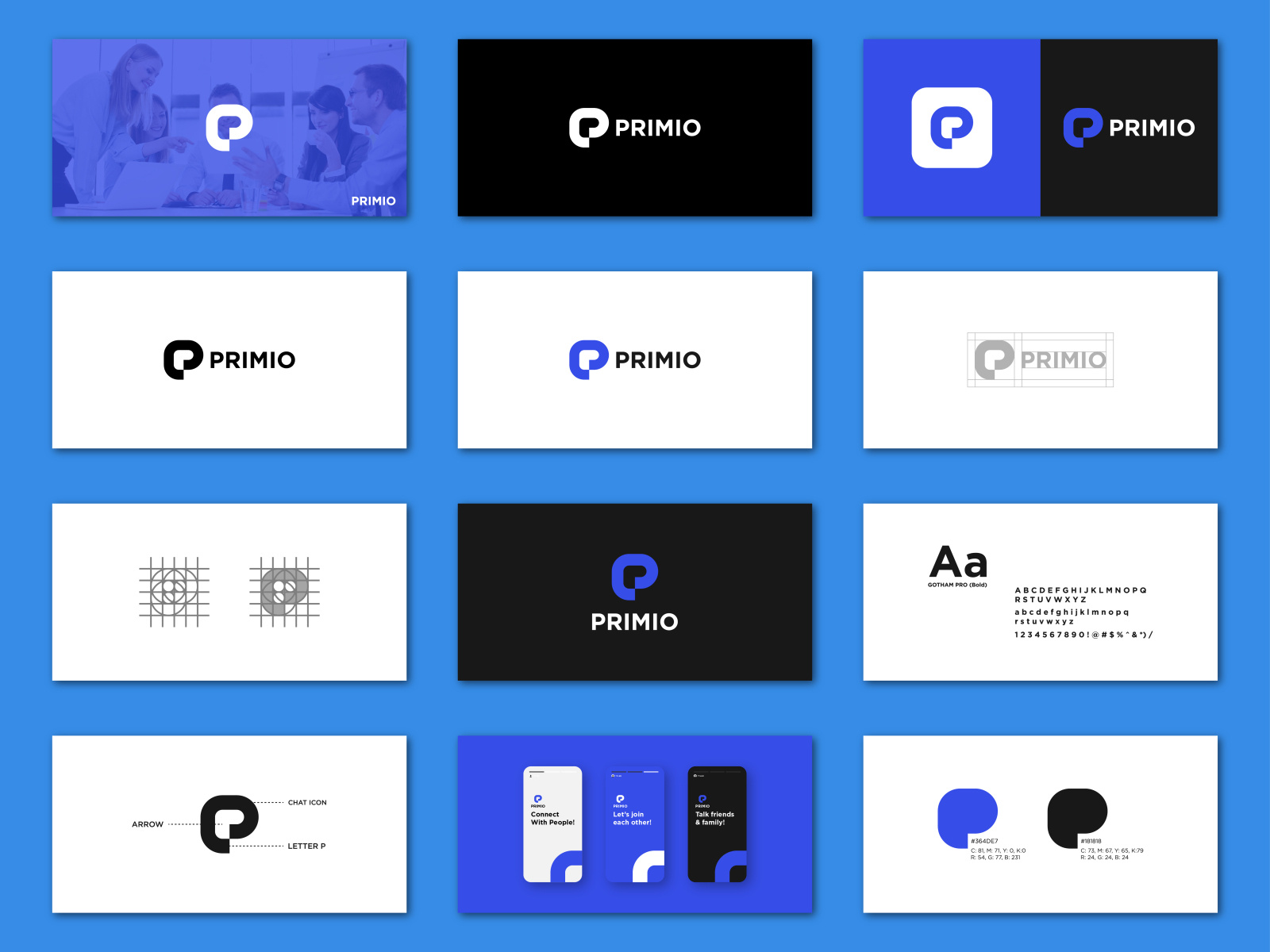 PRIMIO - Logo Design Concept by Omar Faruk on Dribbble