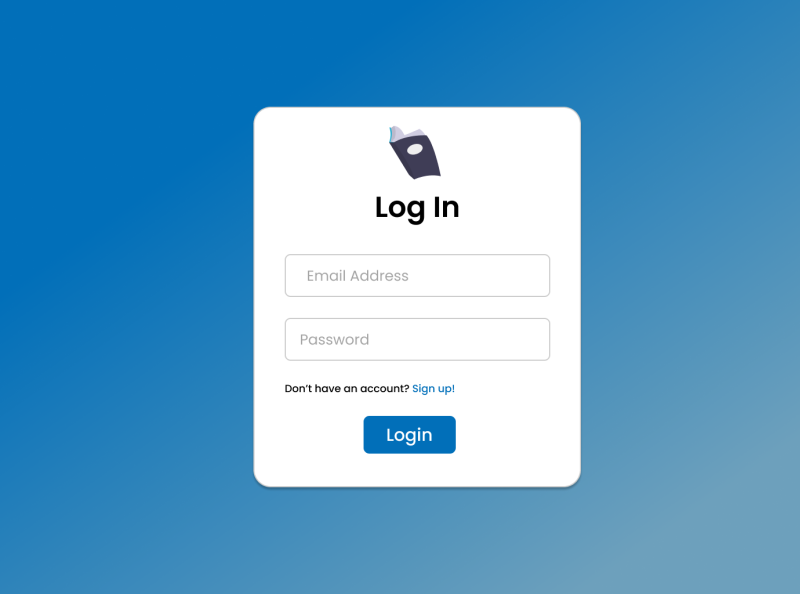 Login Form - Course Manager by Jason Gayle on Dribbble