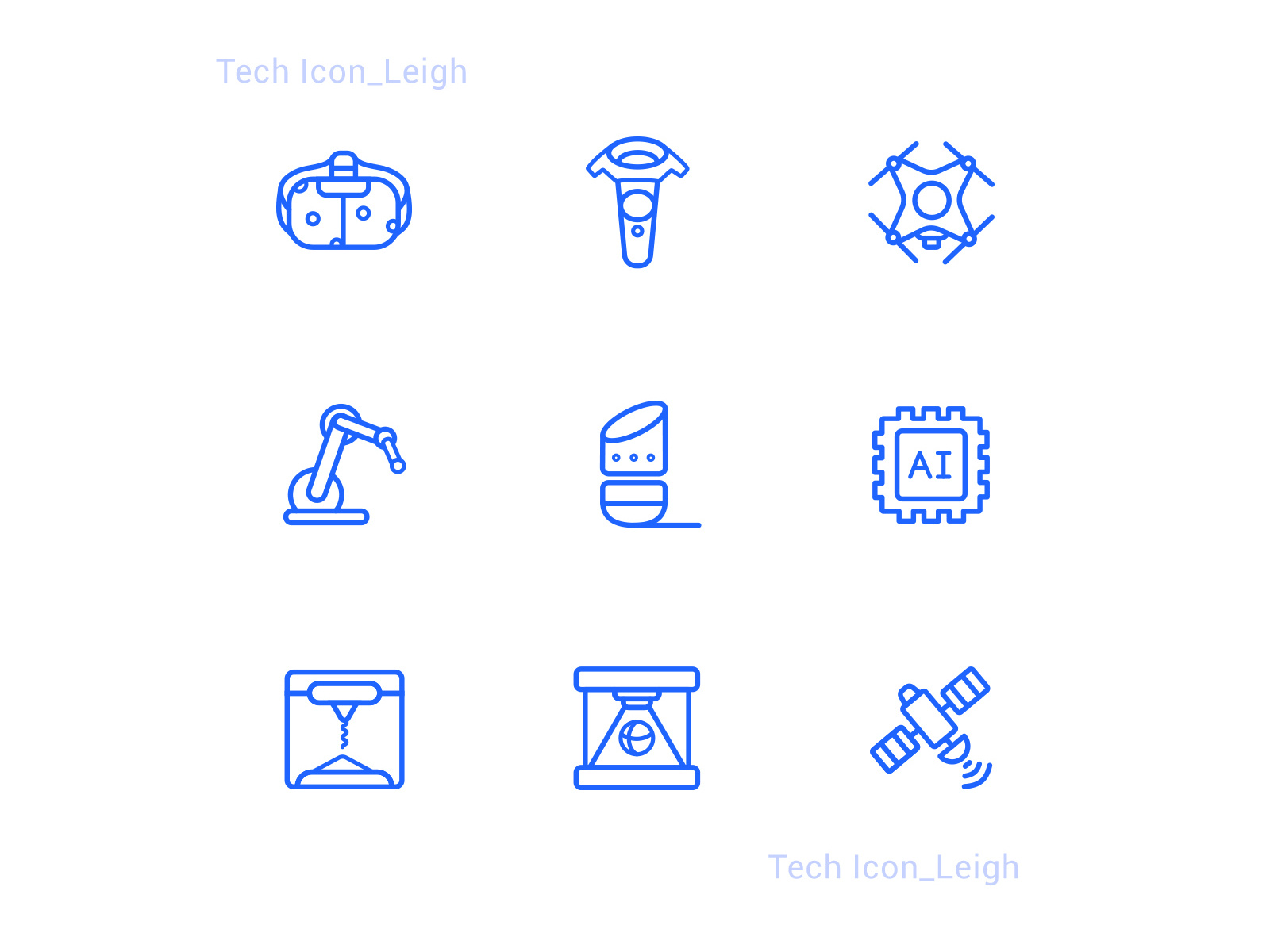 Tech Icon by Lijiang Fu on Dribbble