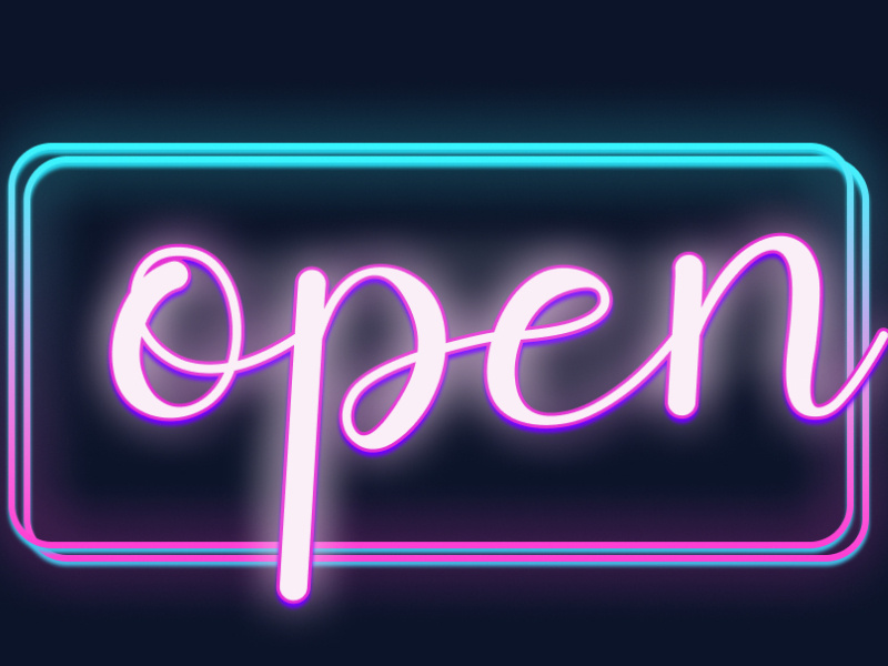 Open Neon by Ihsan Ardiyan on Dribbble
