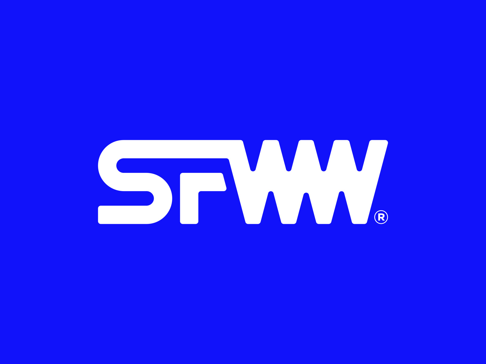 sfww typography logo mark by Pixtocraft on Dribbble