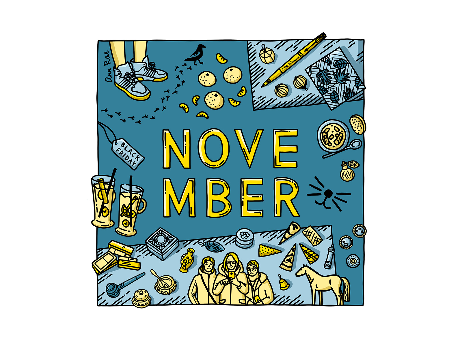 My November by Ann Rae on Dribbble