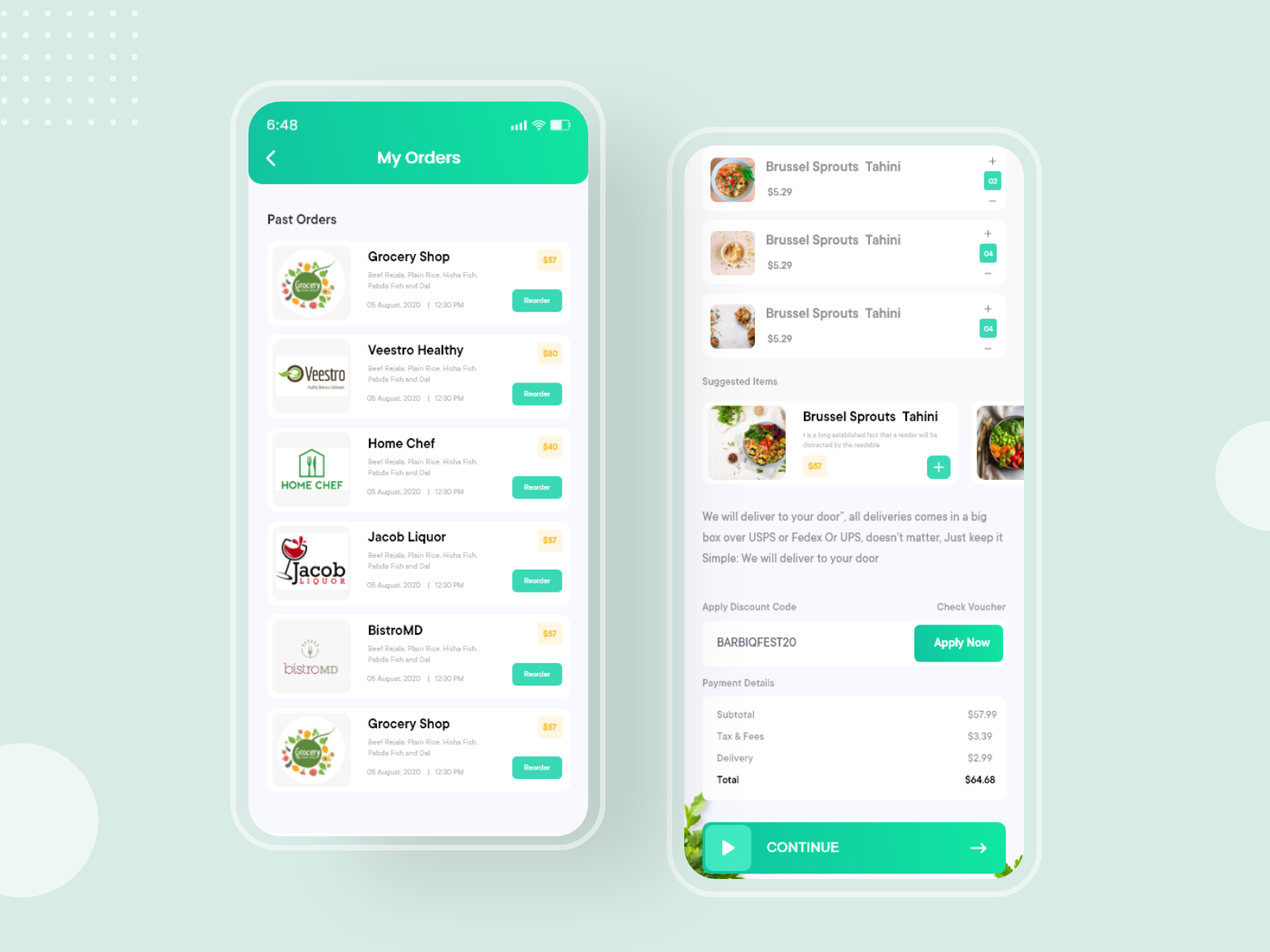Food delivery mobile app ui kit by Md Jahidul Islam on Dribbble