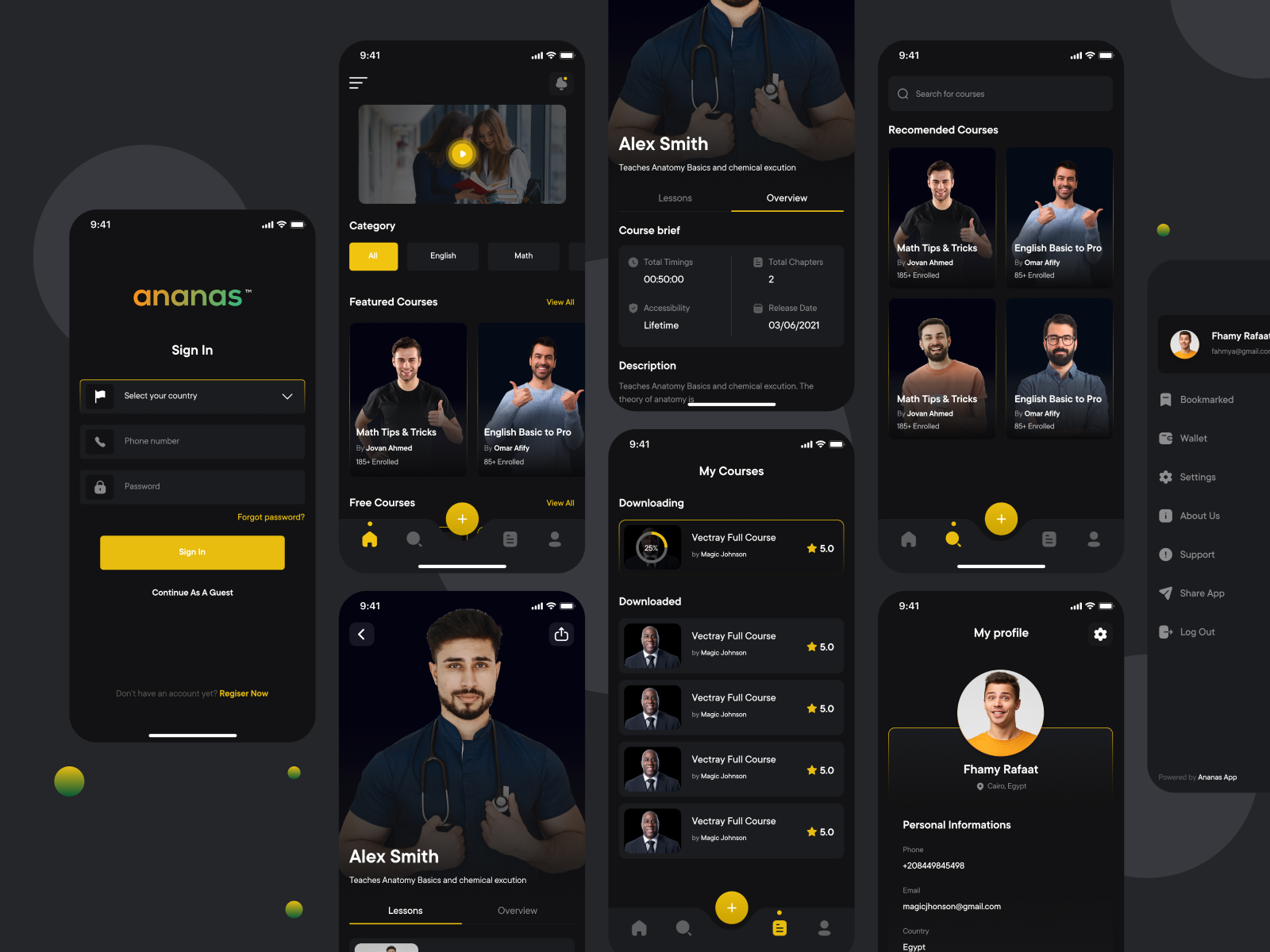 Education App UI Design by Md Jahidul Islam on Dribbble