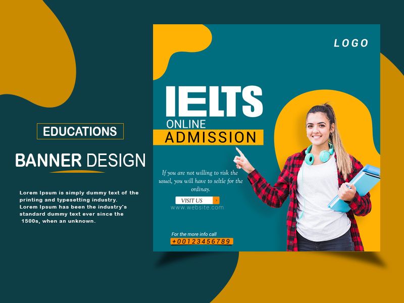 IELTS Banner DESIGN by Jahid Hassan on Dribbble